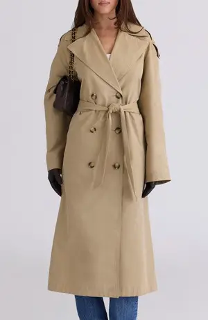 House Of Cb Marais Double-breasted Trench Coat