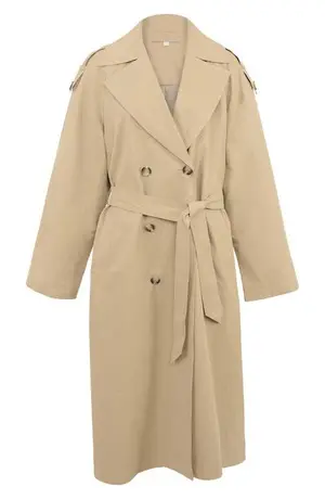 House Of Cb Marais Double-breasted Trench Coat