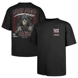 '47 Nascar Liquid Death Race Day Backer Foundation T-shirt - Black