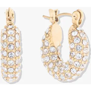 CUFFED BY NANO Noel Pavé Mini Hoop Earrings