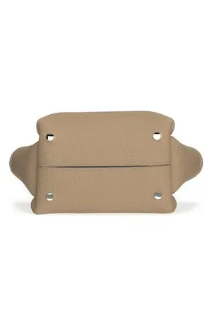 TOD'S T Timeless Micro Top Handle Bag - Naturale/flan