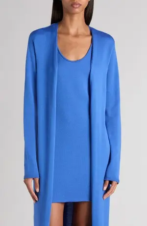 TOM FORD Seamless Long Merino Wool-blend Cardigan