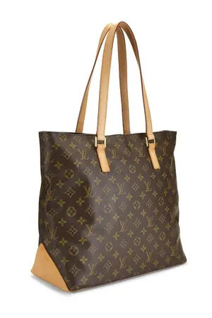 LOUIS VUITTON Monogram Cabas Mezzo Tote