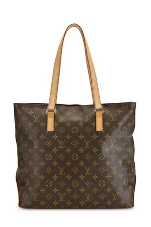 LOUIS VUITTON Monogram Cabas Mezzo Tote