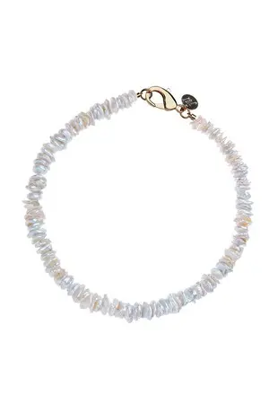 JANE WIN Jewel Of The Sea Pearl Necklace - Gold