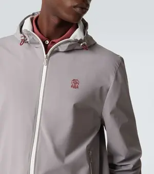 Brunello Cucinelli Logo Jacket - Grey