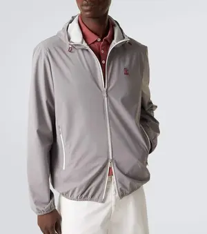 Brunello Cucinelli Logo Jacket - Grey