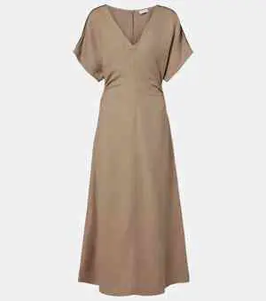 Brunello Cucinelli Draped Day Dresses