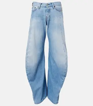 Acne Studios 2006f Distressed Wide-leg Jeans