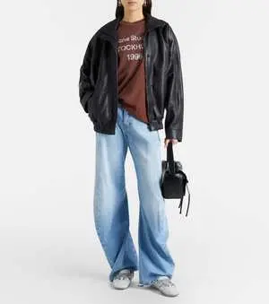 Acne Studios 2006f Distressed Wide-leg Jeans