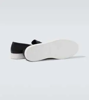 Manolo Blahnik Ellis Leather Loafers