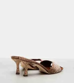 JIMMY CHOO Skye 70 Embellished Mules