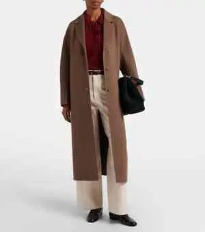 Max Mara Dama Virgin Wool Wrap Coat