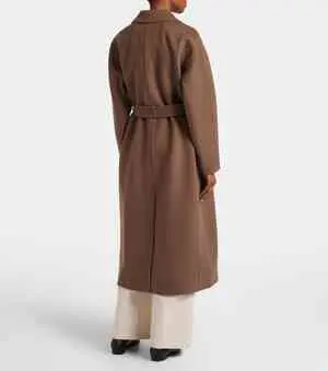 Max Mara Dama Virgin Wool Wrap Coat