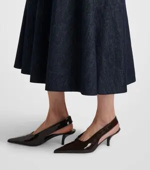 Max Mara Ambra Denim Wrap Dress