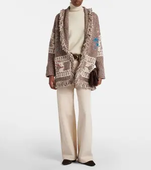 Alanui Written The Ocean Cotton Cardigan