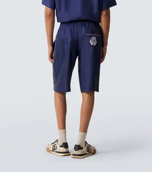 Dolce & Gabbana Silk Satin Bermuda Shorts