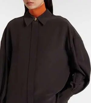 JOSEPH Camilia Satin Twill Shirt By