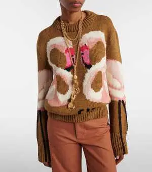 Chloé Wool Jacquard Sweater - Multicoloured
