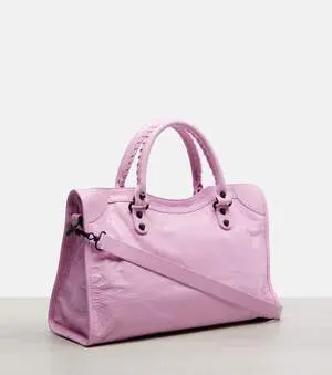 Balenciaga Le City Medium Leather Tote Bag