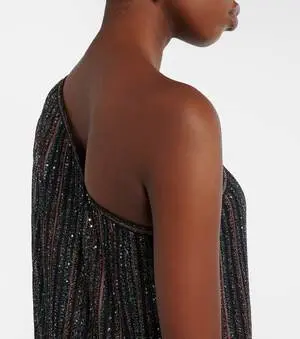 Missoni Chevron Lamé Maxi Dress