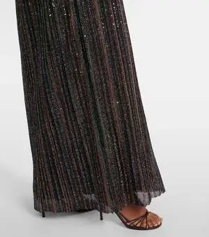 Missoni Chevron Lamé Maxi Dress