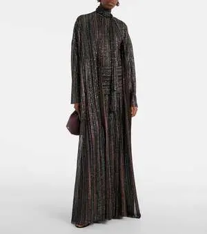 Missoni Chevron Lame Cardigan - Brown