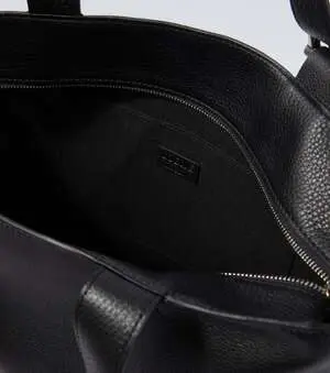 Loewe Loop Leather Tote Bag - Black