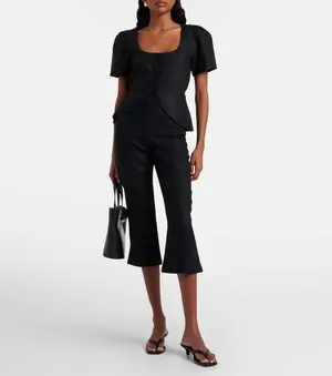 Faithfull The Brand Linen Capri Pants