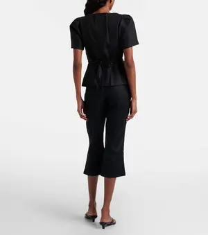 Faithfull The Brand Linen Capri Pants