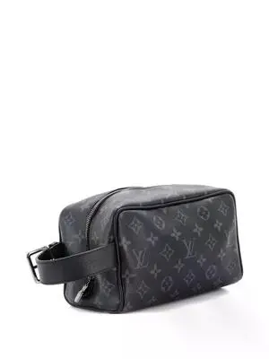 LOUIS VUITTON Dopp Kit Toiletry Monogram Eclipse Canvas Pouch