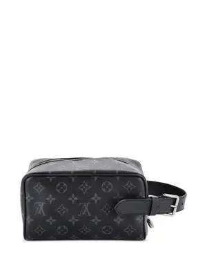 LOUIS VUITTON Dopp Kit Toiletry Monogram Eclipse Canvas Pouch