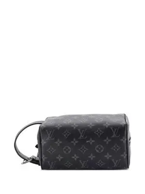 LOUIS VUITTON Dopp Kit Toiletry Monogram Eclipse Canvas Pouch