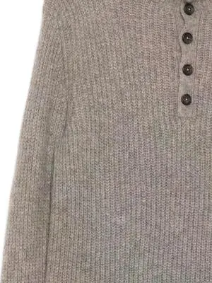 JAMES PERSE Lightweight Button Jumper - Neutrals
