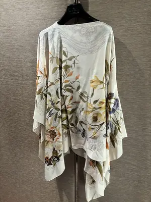 Etro Floral Poncho