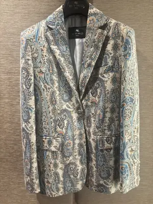 Etro Paisley Blazer - White
