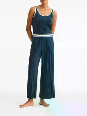ERES Ribbed Knit Straight Leg Pants