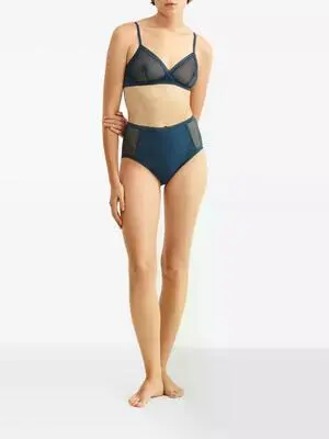 ERES Lotus High-waisted Briefs - Blue