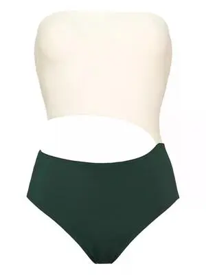 ERES Double One-piece Swimsuit - Green