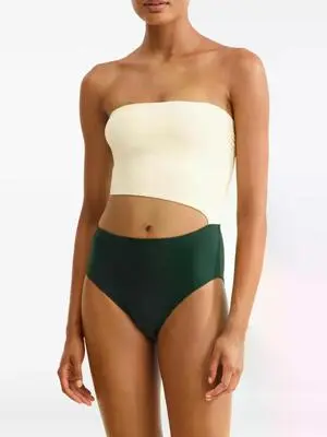 ERES Double One-piece Swimsuit - Green