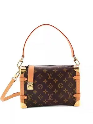 LOUIS VUITTON Side Trunk Handbag Monogram Canvas Mm