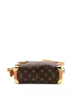 LOUIS VUITTON Side Trunk Handbag Monogram Canvas Mm