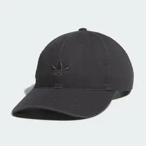 Adidas Relaxed Trefoil Strapback Cap - Carbon / Carbon