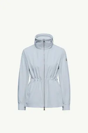 Moncler Enette Hooded Short Parka - Blue