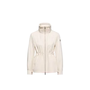 Moncler Enette Hooded Short Parka - White