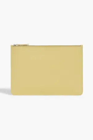 MAISON MARGIELA Pebbled-leather Pouch - Lime Green