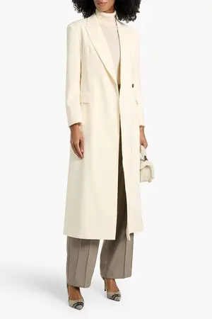 Brunello Cucinelli Twill Double-breasted Coat