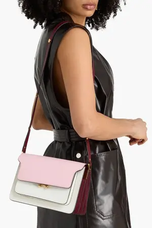 Marni Leather Trunk Crossbody Bag
