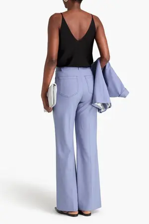 Victoria Beckham Twill Flared Pants