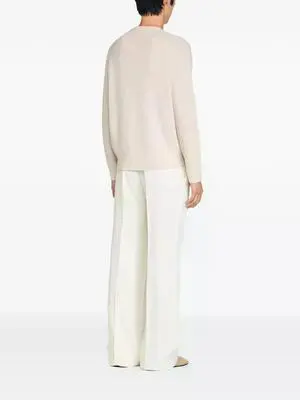 Sandro Seed Stitch Crew Neck Sweater - Neutrals